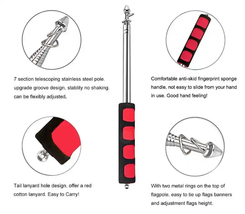 custom tour guide flag |tour guide with flag |tour leader flag|tour ...