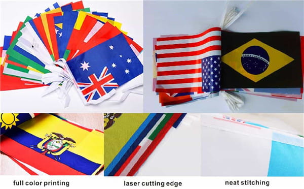 custom tiangle flag banner cheap|pennant string flags wholesale