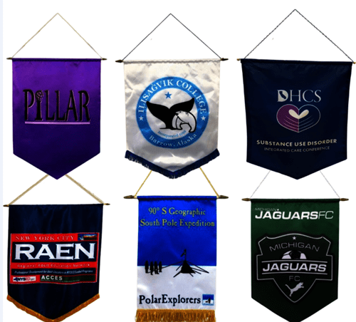 custom podium banner|gonfalon banner|gonfalon flag
