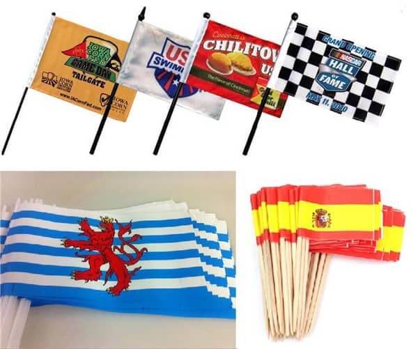Custom Mini Flags & Personalised Hand Flags - Custom Hand Held Flags ...